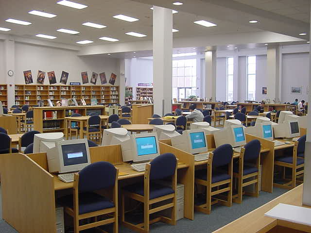 Plano West (TX) High School Library