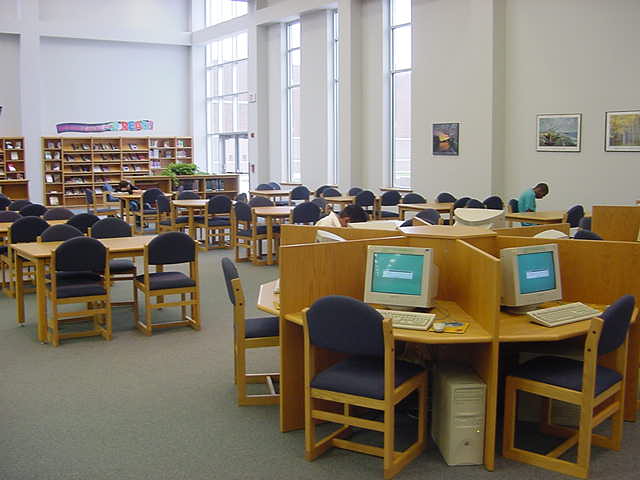 Plano West (TX) High School Library